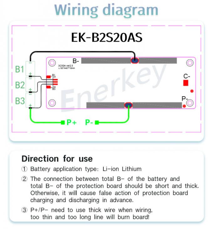 12.6V 3S 50A Active Balancer BMS For Ternary Lithium Battery Pack Home ...