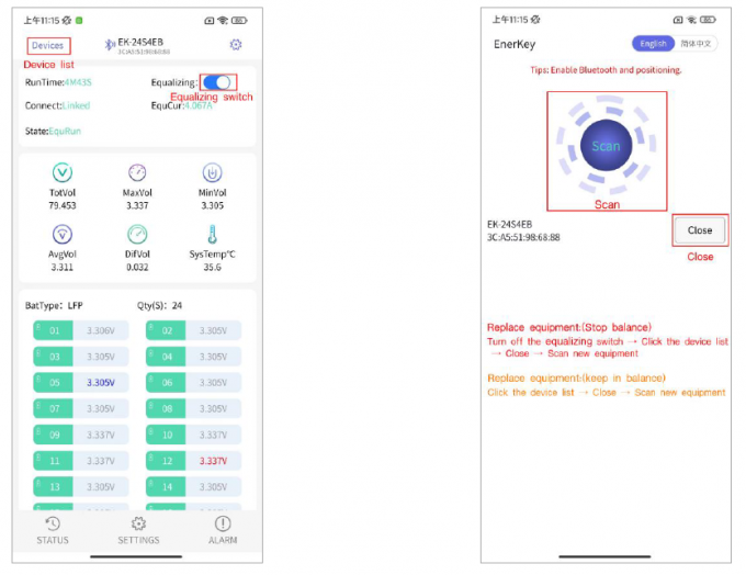 Smart Active Balancer APP Download And Setting Method (IOS & Android)
