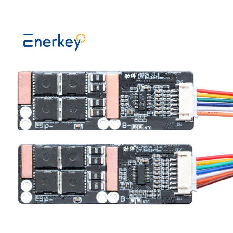 Enerkey 24v 30v 6s 7s 50a Lithium Battery Bms System Li Ion Battery Bms
