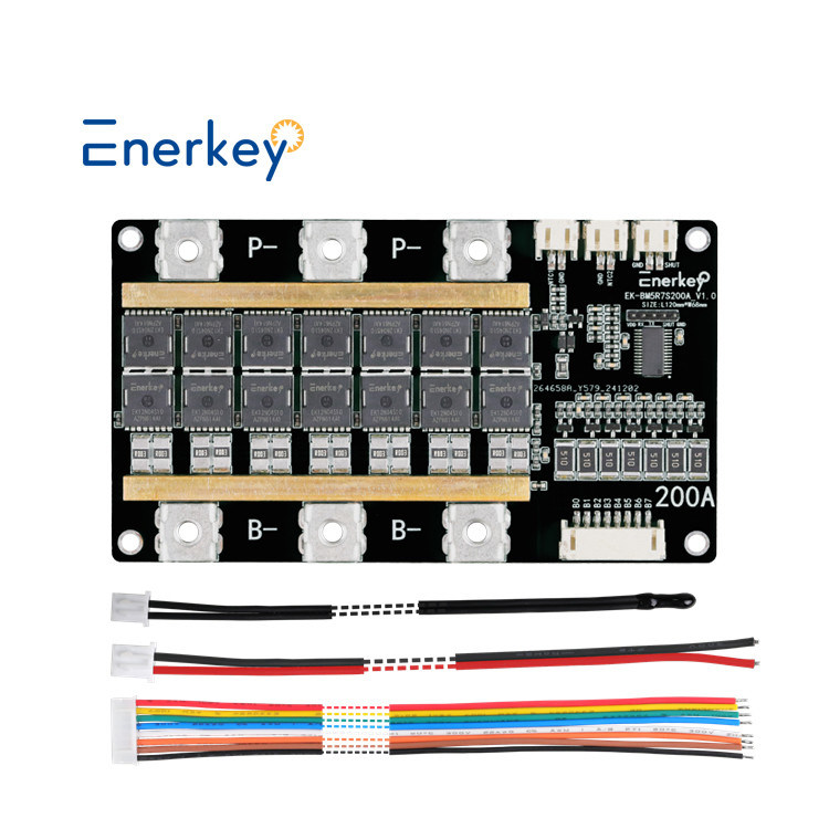 Enerkey 6S 24V 200A PCB BMS Protection Board For 6 Pack 18650 Lifepo4 ...