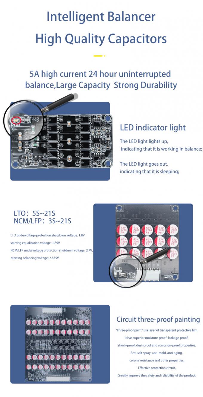 Enerkey 3S 4S 5A Active Balancer Battery Energy active equalization ...