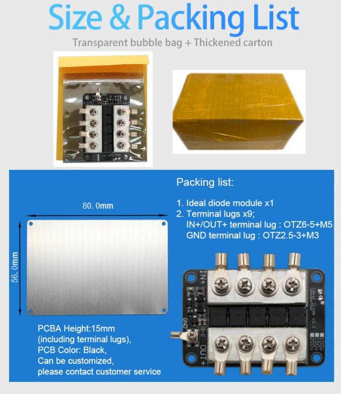 200V 150A High Power Bridge Rectifier Diode Overcurrent Capacity Low ...