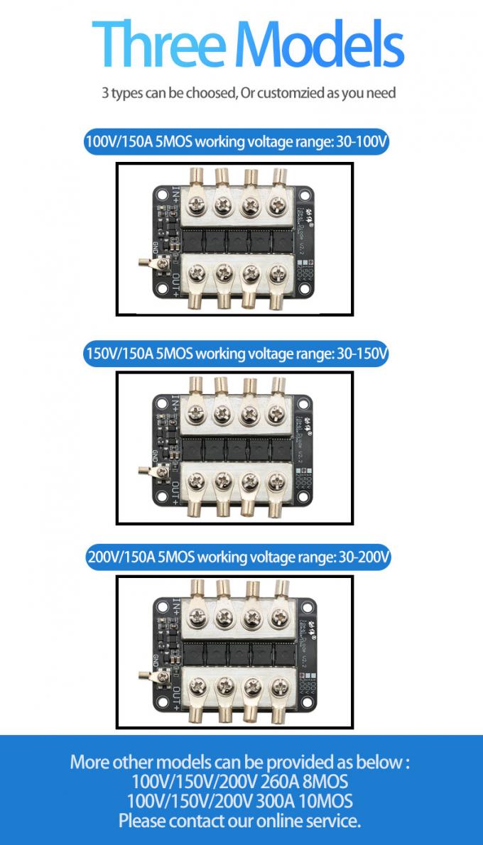200V 150A High Power Bridge Rectifier Diode Overcurrent Capacity Low ...