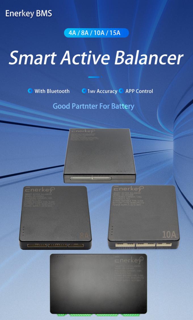 8S 16S 20S Smart Active Balancer BMS 4A 8A 10A 15A Li-Ion / Lifepo4 ...