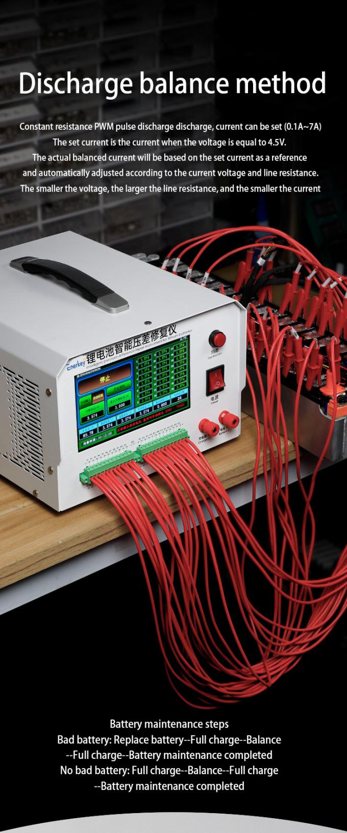 Professional Battery Balancer For Lithium Iron Titanate 24S 7A Battery ...